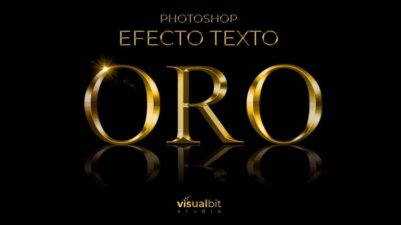 Photoshop Efecto Texto Oro: 3 métodos diferentes para crear un efecto ...