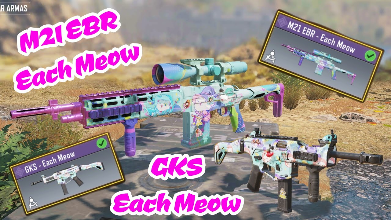 M21 EBR Each Meow y GKS Each Meow - COD Mobile - YouTube
