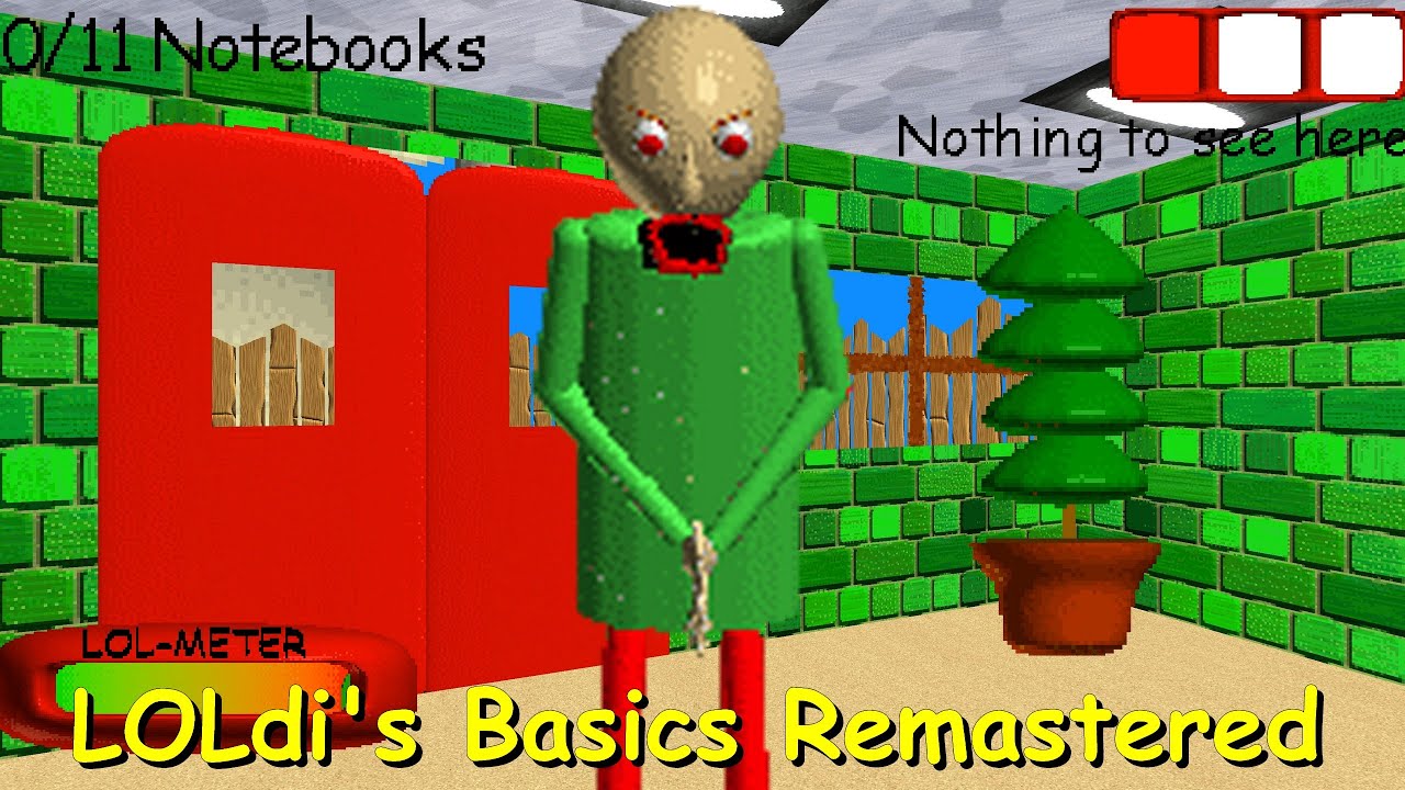 LOLdi's Basics Remastered - Baldi's Basics Mod - YouTube