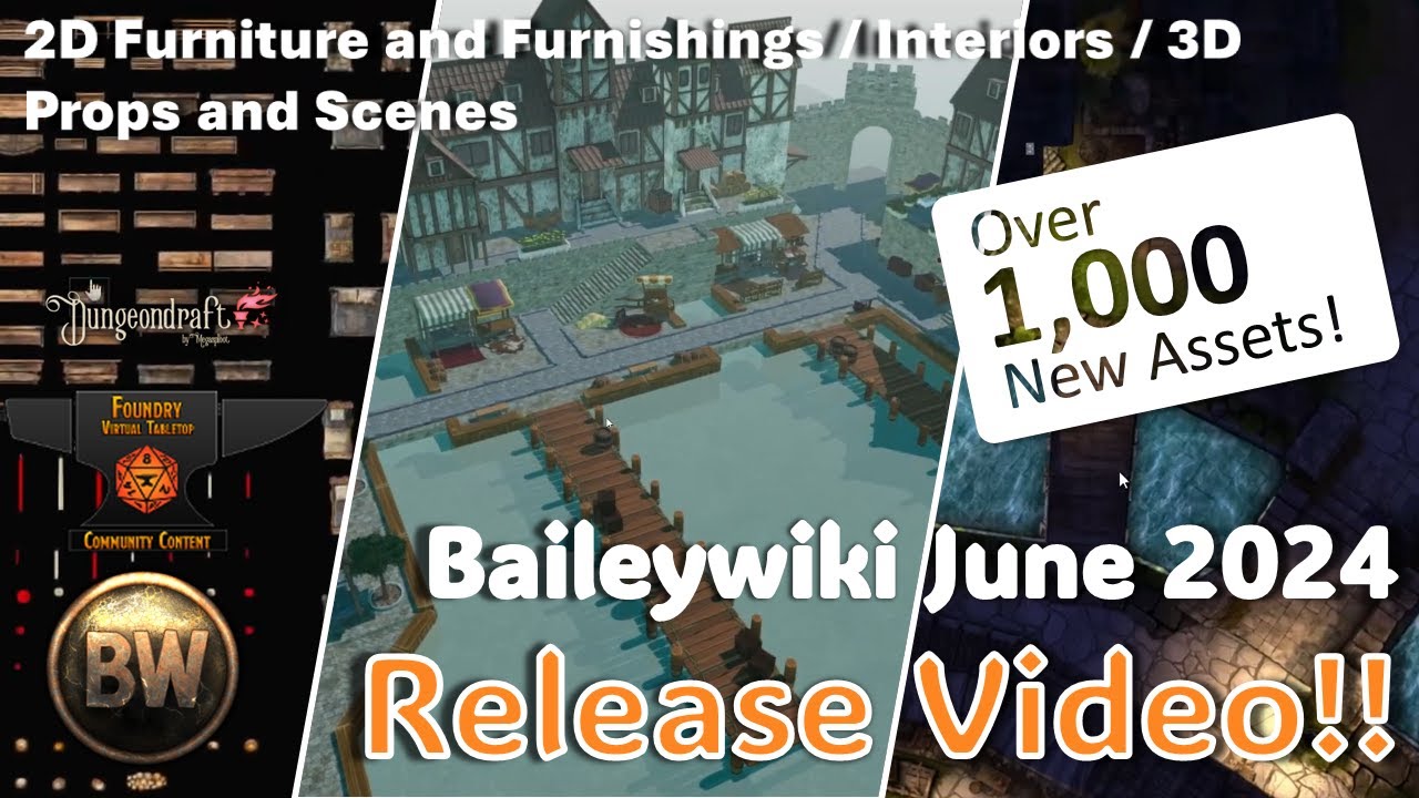 Baileywiki June 2024 Release - Over 1,000 new assets! Index all the ...