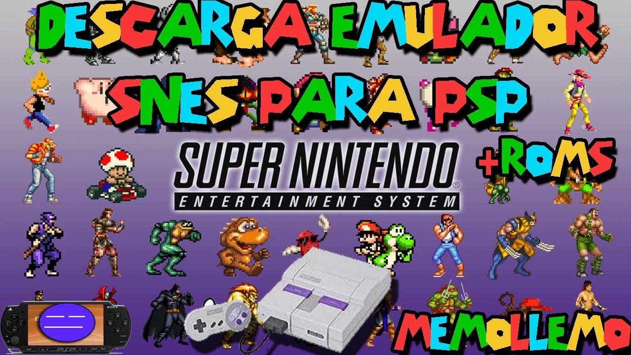 Emulador de SNES para PSP - YouTube