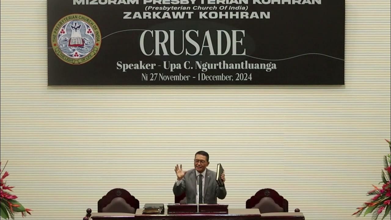 Zarkawt Presbyterian Kohhran Crusade 2024 | Upa C. Ngurthantluanga | 01.12.2024 (Zan) | 6-na ...