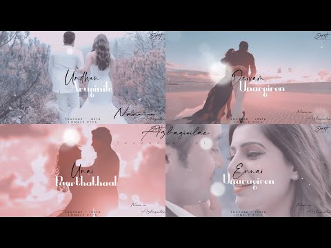 Naan Un Azhaginile 😍 A R Rahman Love WhatsApp Status 🤗  Lonely pics ❣️