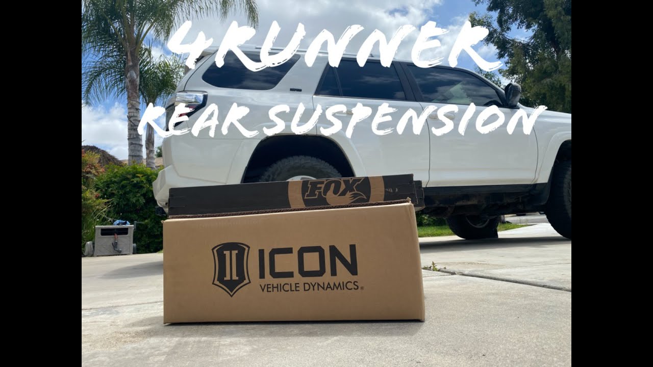4Runner Rear suspension 4th and 5th Gen install W/ Icon springs and fox ...