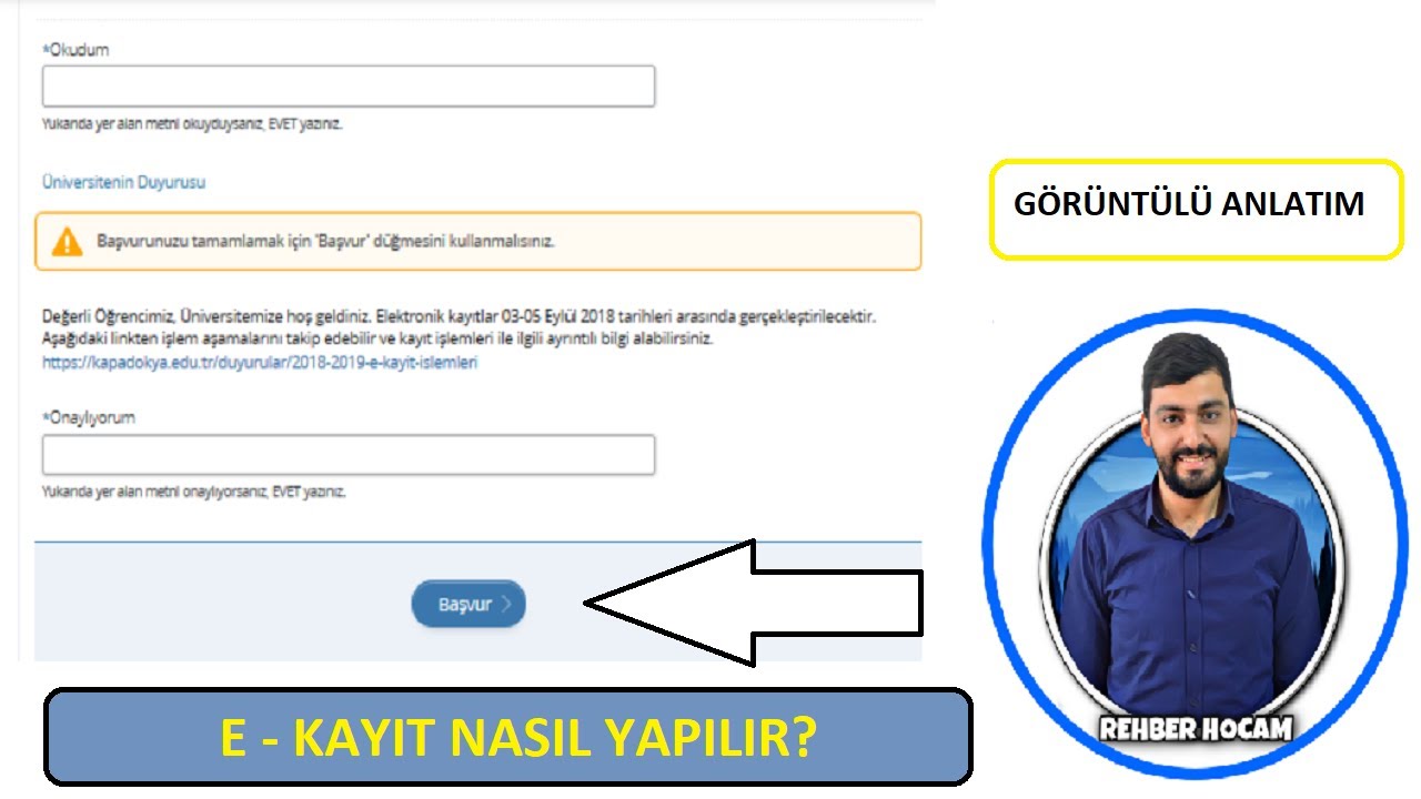 BAŞLADI: E -KAYIT NASIL YAPILIR? ELEKTRONİK KAYIT İÇİN NELER GEREKLİ? E ...