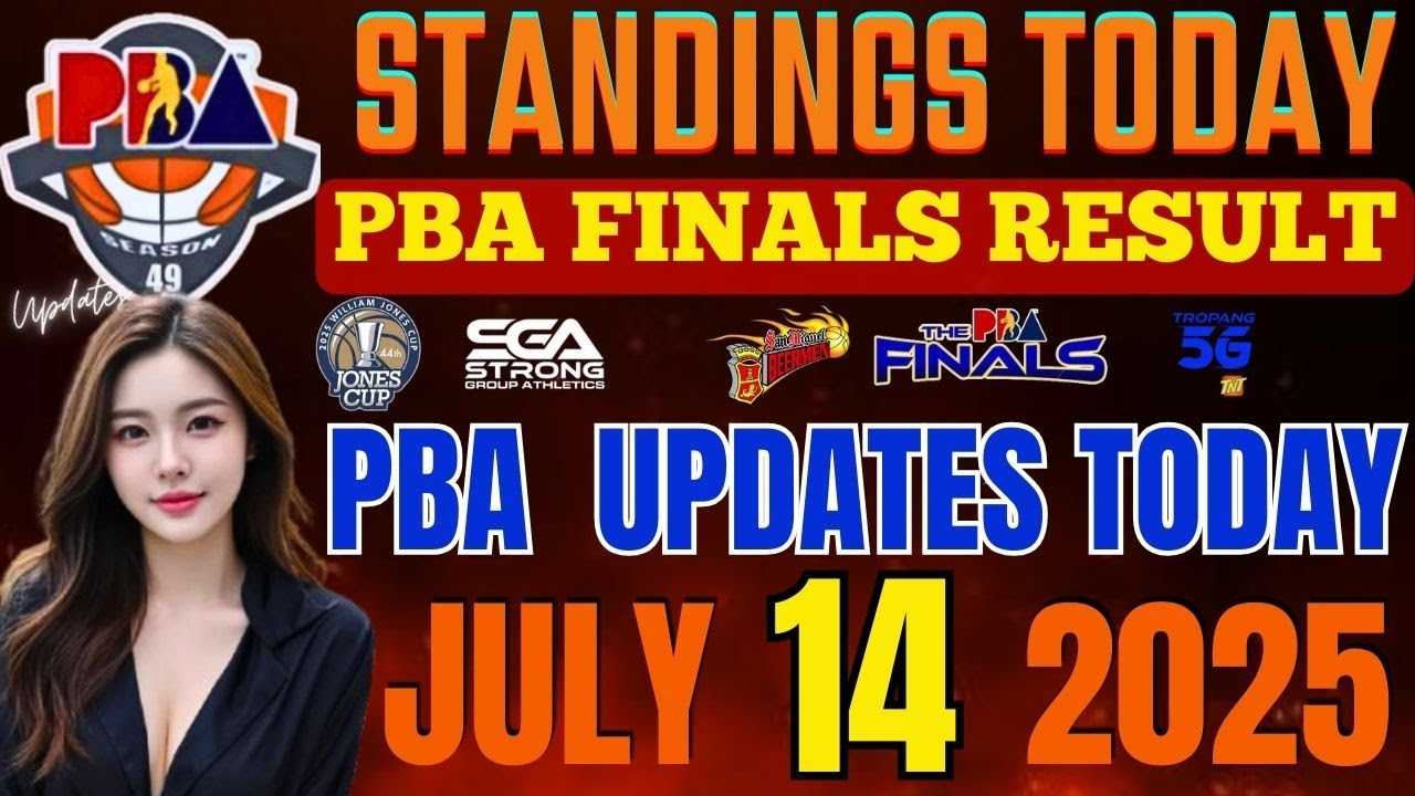 PBA STANDINGS TODAY as of JULY 14, 2025 | pba games result | pba games ...