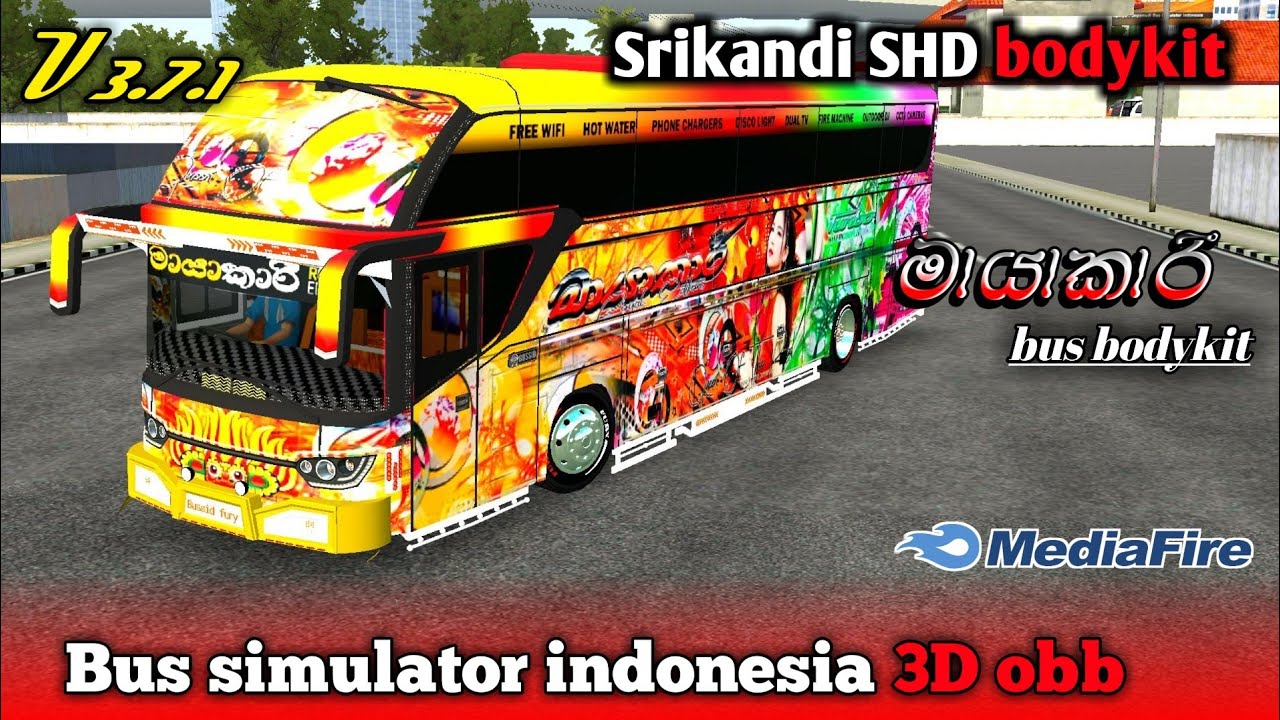 මායාකාරි bus bodykit/bus simulator indonesia 3d bodykit - YouTube