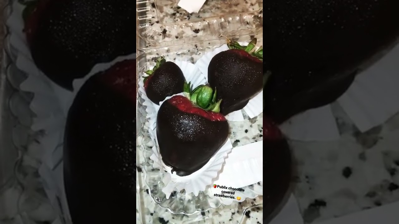 Publix chocolate covered strawberries 🍓 - YouTube