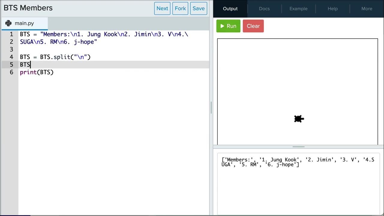Strings & Lists- Example - YouTube