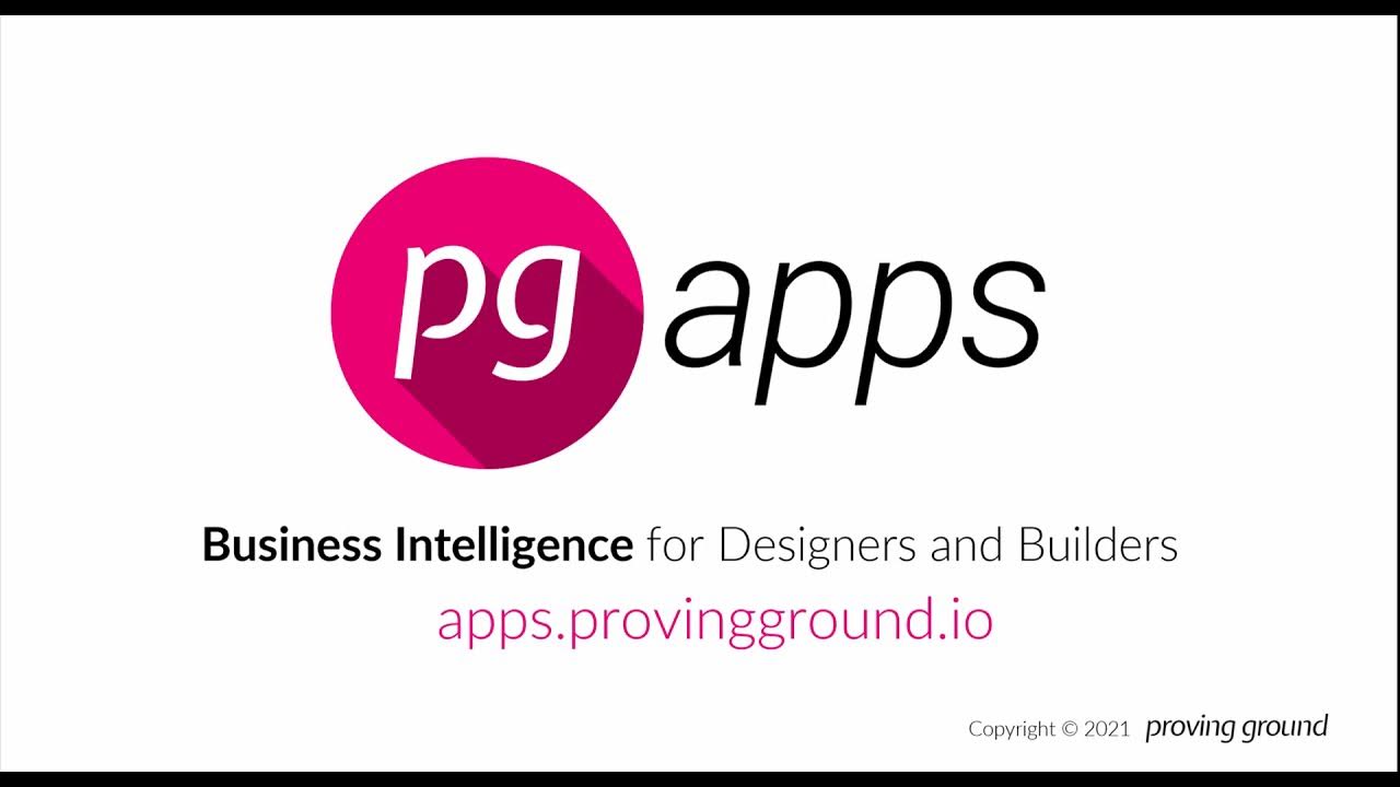 Proving Ground Apps - Business Intelligence for Designers and Builders ...