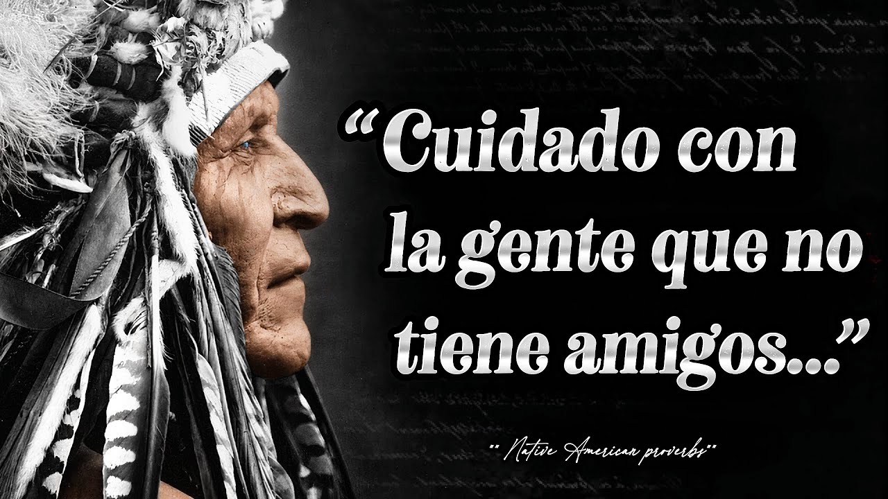 Estos proverbios Indios nativos americanos te hacen más sabio_Personas ...