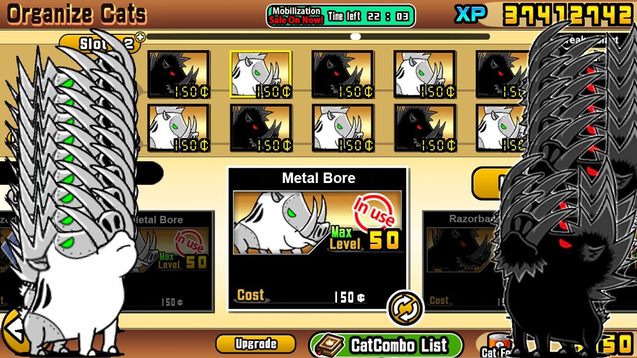 The Battle Cats - Infinity Metal Bore & Razorback! (UNIT) - YouTube