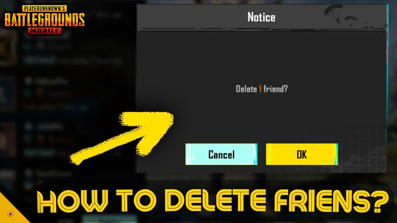 HOW TO DELETE OR BLOCK FRIEND IN PUBG MOBILE/UNFRIEND IN PUBG MOBILE ...