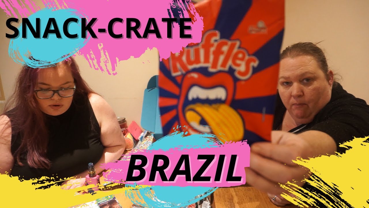 Snack Crate - Irish girls trying snacks from Brazil - YouTube