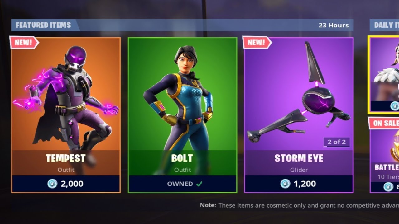 *NEW* TEMPEST SKIN FORTNITE ITEM SHOP - Fortnite SEASON 9 Live ...