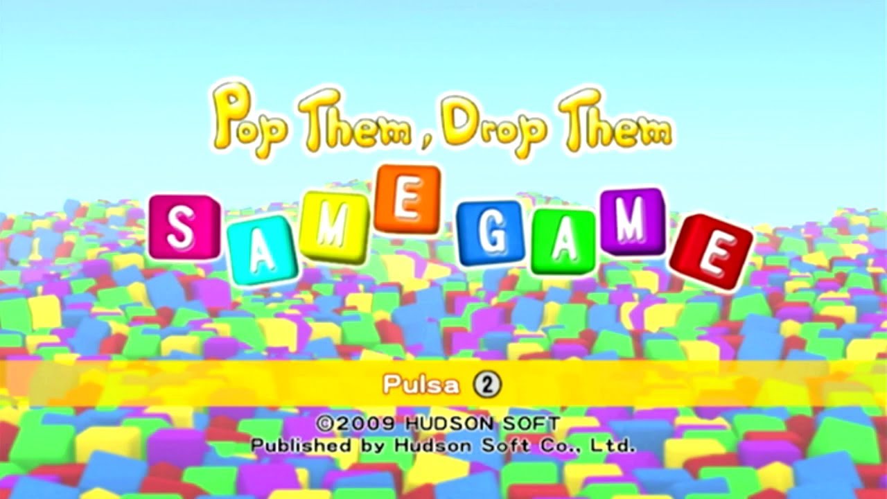 Same Game: Pop Them, Drop Them (WiiWare) - YouTube