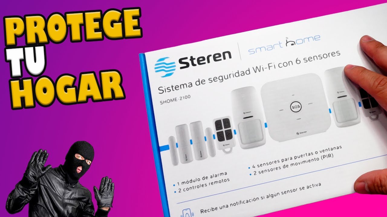 Unboxing de la Alarma Steren: Descubre todas sus Funciones - YouTube