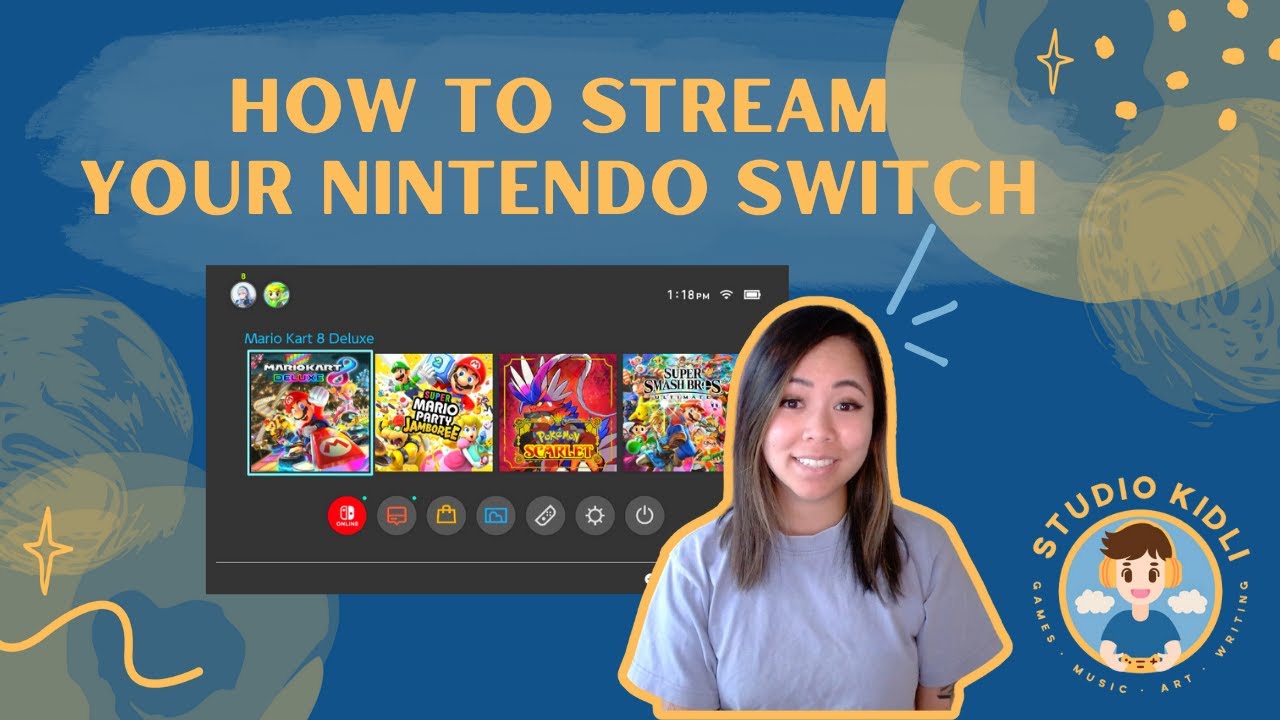 How to Stream Your Nintendo Switch onto Zoom with OBS! - YouTube