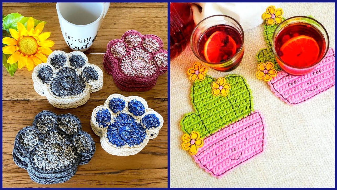 beautiful and stylish Crochet motives Patterns For Everything - YouTube