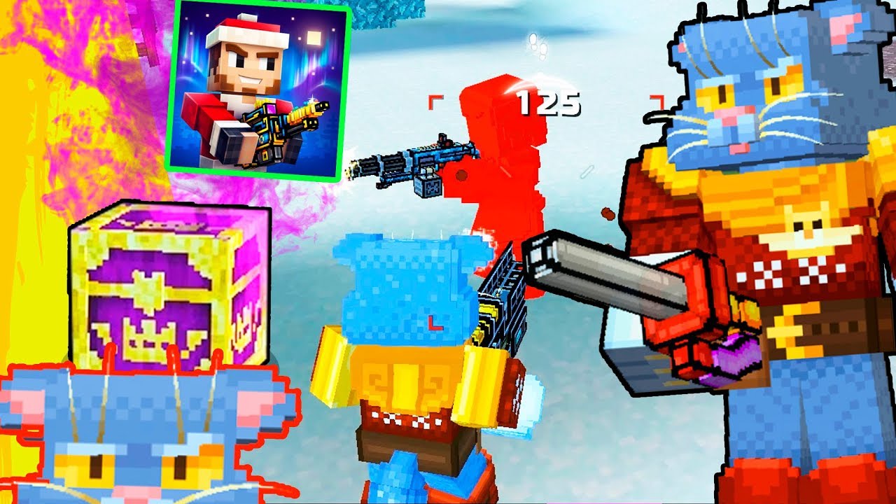 Pixel Gun 3D - Cat in Boots Attacks//Battle Royale - YouTube