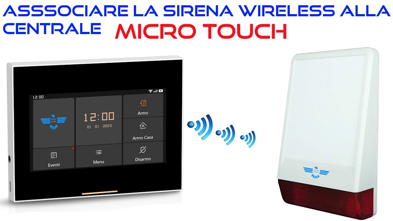 ITALIAN ALARM - Associare la Sirena Wireless (vecchia versione) alla ...