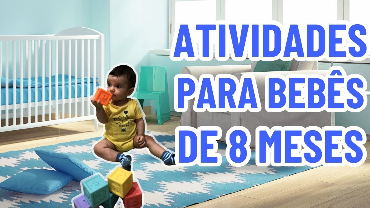 7 ATIVIDADES PARA ESTIMULAR O DESENVOLVIMENTO DO BEBÊ DE 8 MESES - YouTube