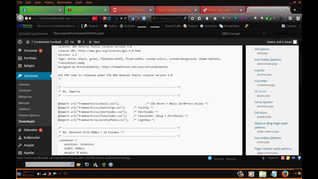 revslider plugin and theme exploit in wordpress - YouTube