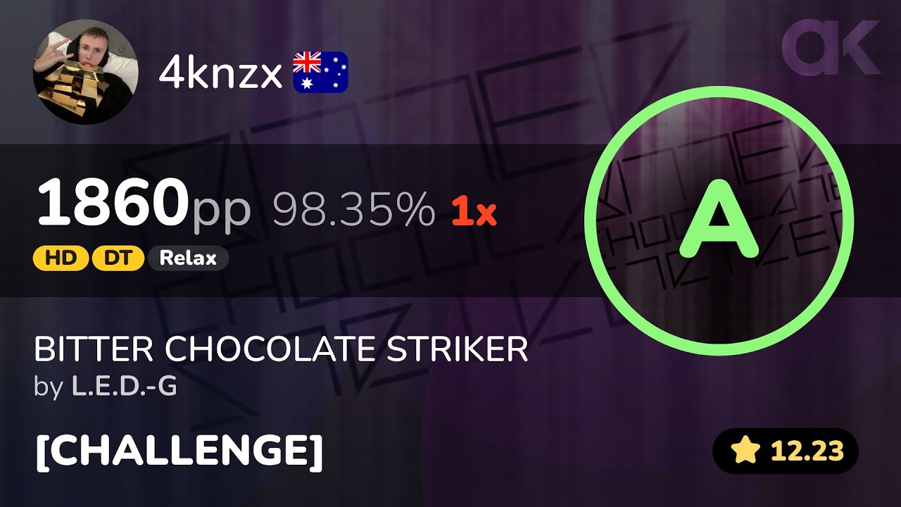 [12.23⭐] Relax | mrekk | L.E.D.-G - BITTER CHOCOLATE STRIKER [CHALLENGE ...