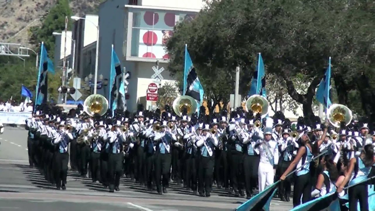 2015 Azusa Golden Days Parade - AHS Band & Color Guard 2015 - YouTube