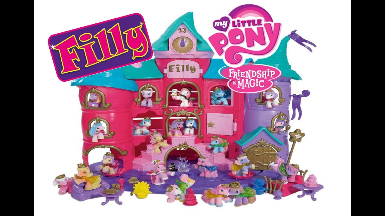 Лошадки Филли filly и волшебный заколдованный замок. - YouTube