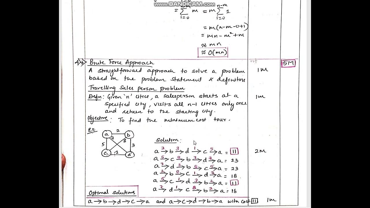 Analysis and Design of Algorithms|ADA|BCS401|VTU SYLLABUS|IA-1 QUESTION BANK|vtu- 2022 scheme ...