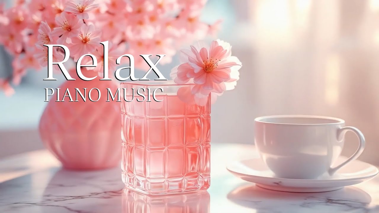 Gentle Spring Morning Relaxing Piano Music Peaceful Awakening and Pink ...