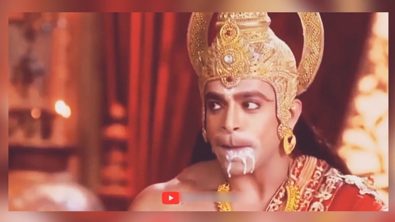 Hanuman eating food - YouTube