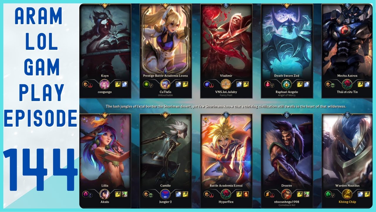 |Episode 144 | Aram League of Legends Noob Gameplay [Season 13] - YouTube