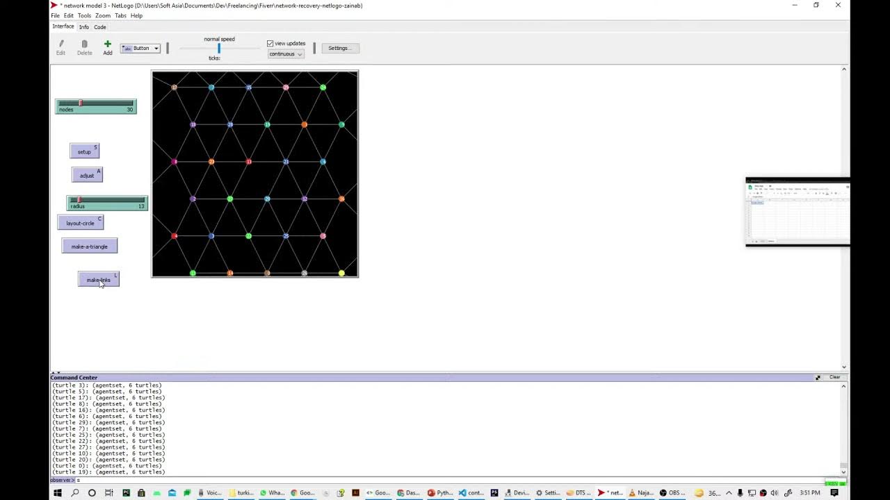 NetLogo Network | Circle Layout | Links - YouTube