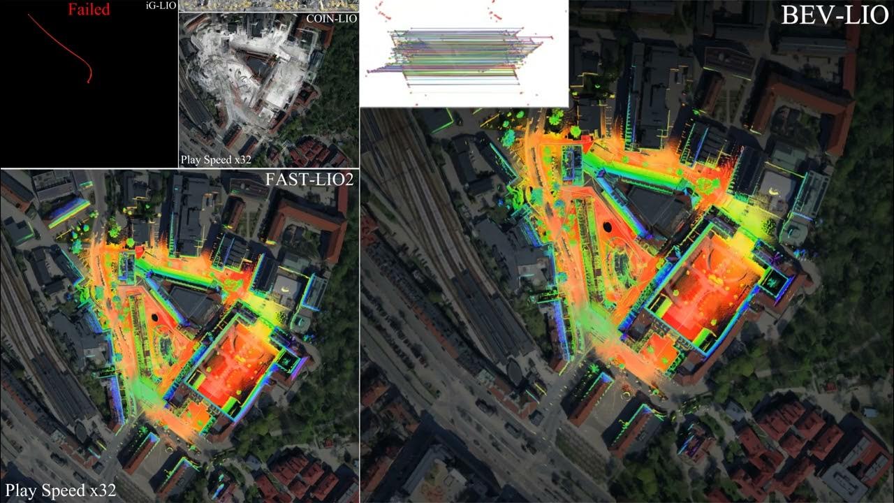 BEV-LIO(LC): BEV Image Assisted LiDAR-Inertial Odometry with Loop Closure - YouTube