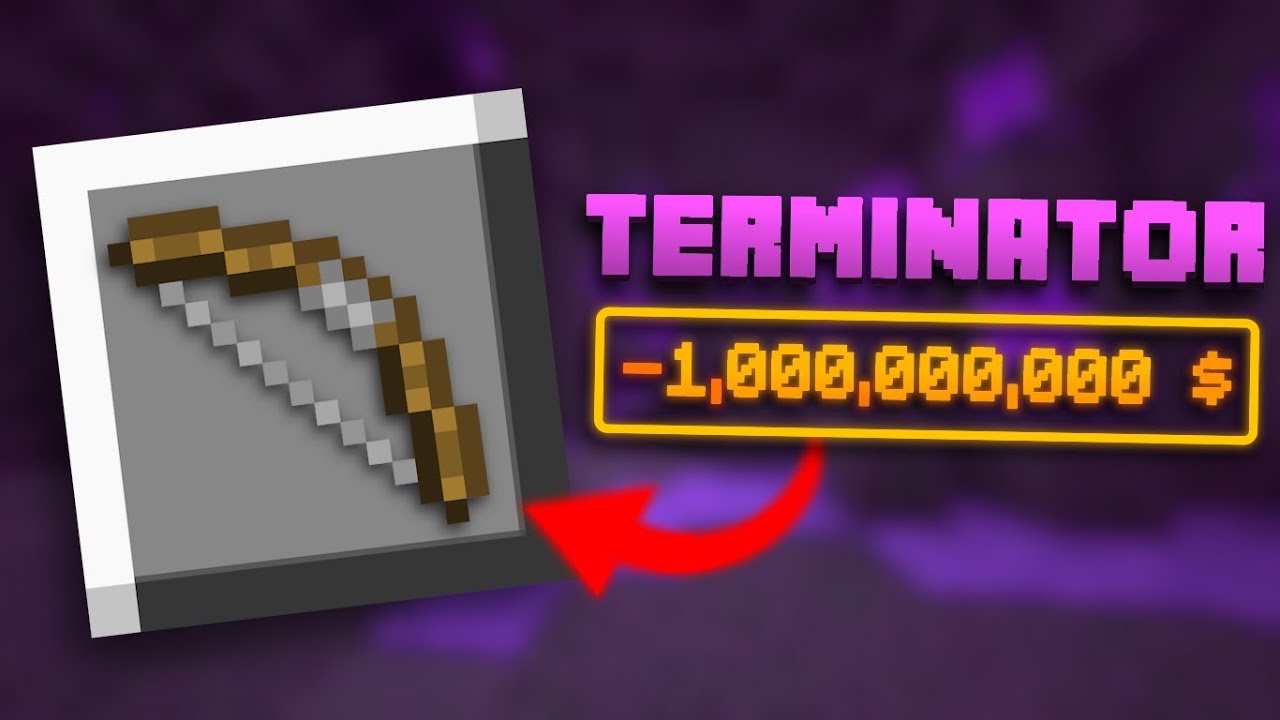 I Spent 1 BILLION coins on a bow (The Terminator)... | Hypixel Skyblock ...