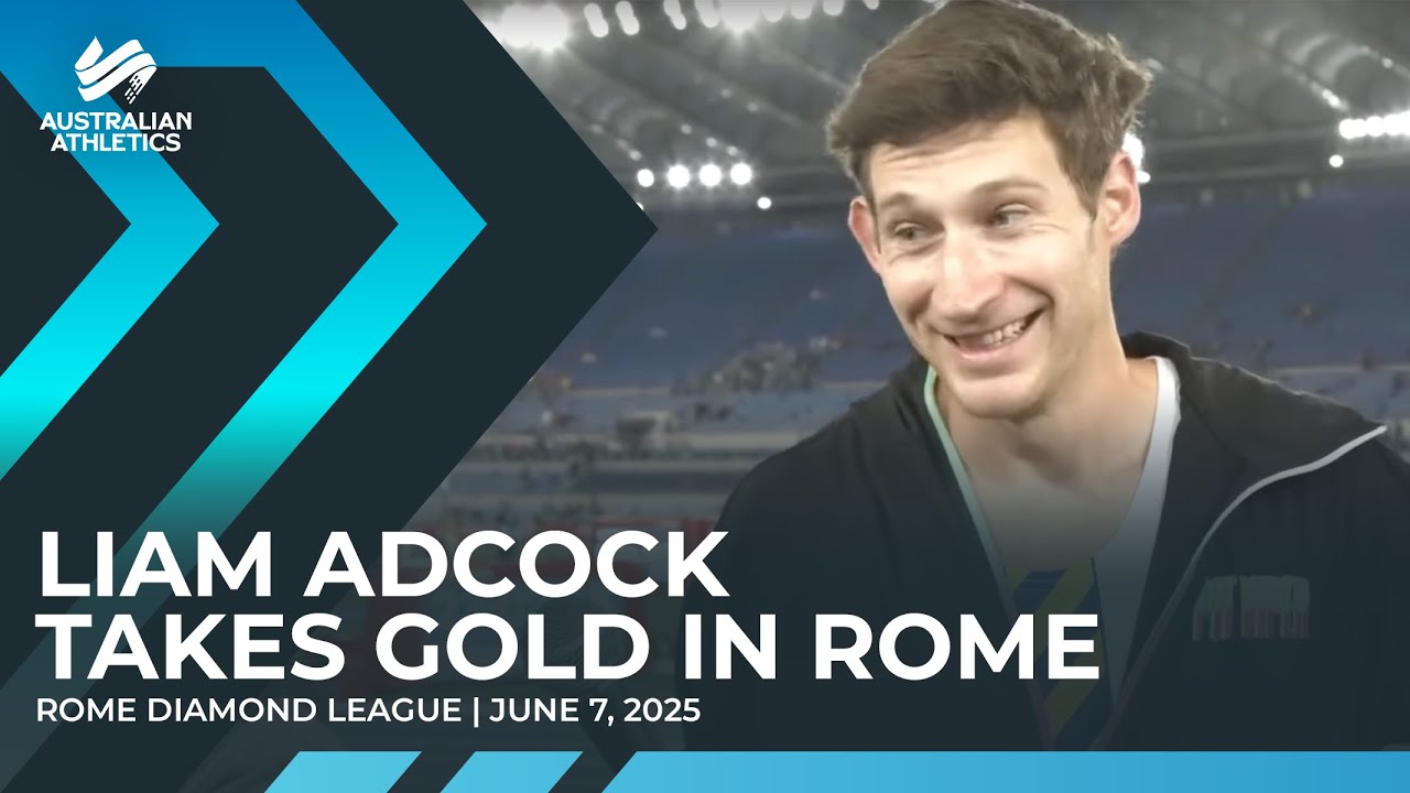 Liam Adcock Claims Long Jump Gold in Rome | 2025 Rome Diamond League ...