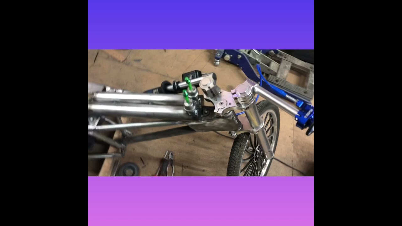 Drag racing mini bike build - YouTube