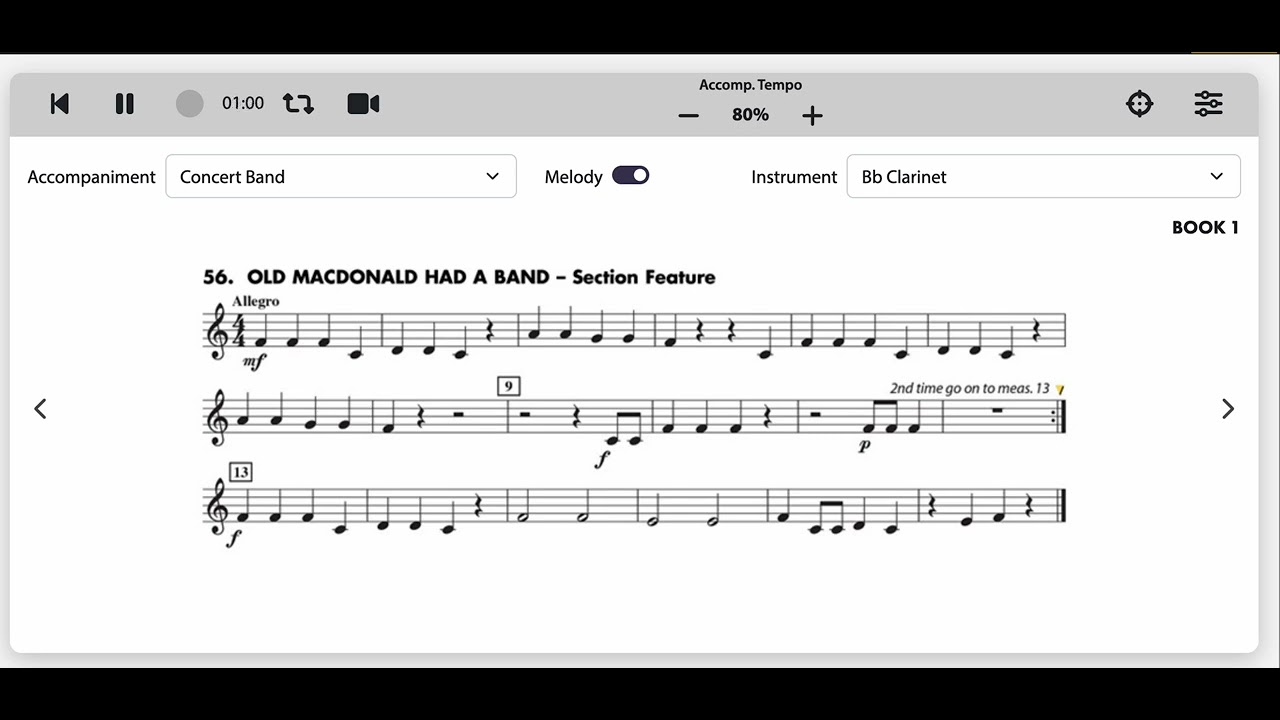 Old MacDonald Had A Band Clarinet - YouTube
