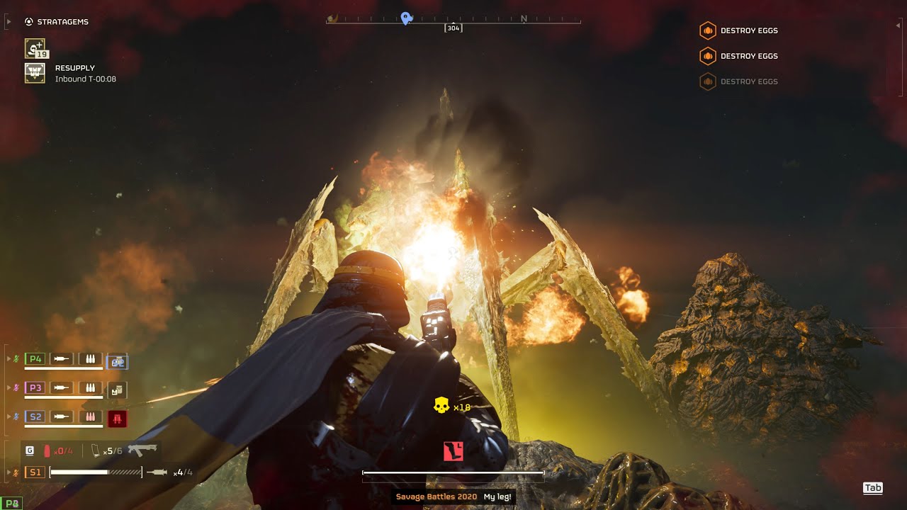 Battle with Terminids - Super Helldive Difficulty - 4K Quality ...