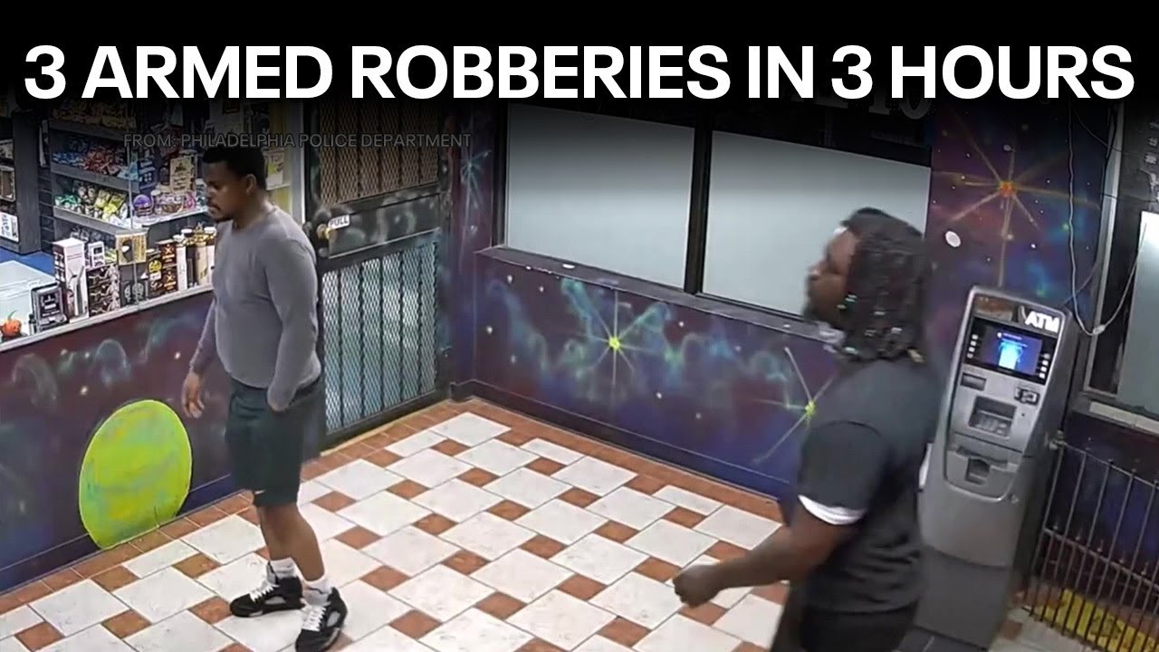 3 armed robberies in 3 hours: Pair of robbers in South Philly sought by ...
