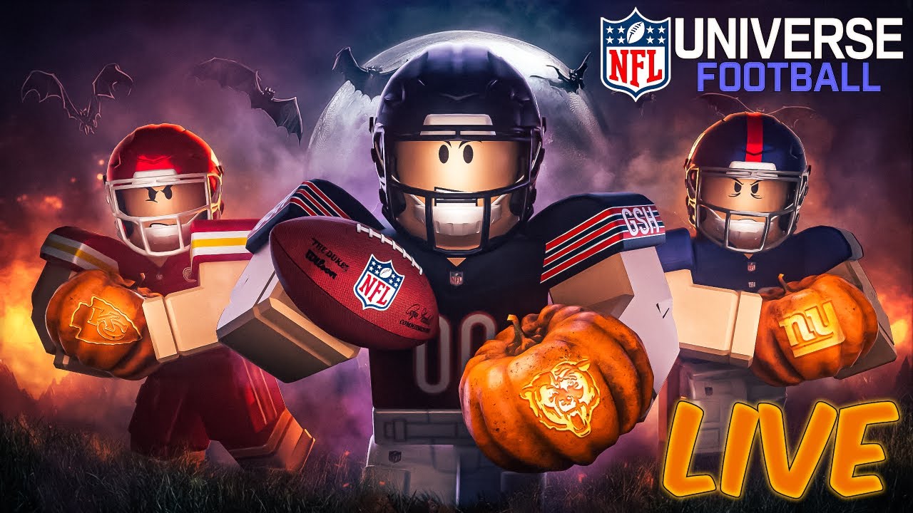 NFL UNIVERSE FOOTBALL HALLOWEEN EVENT LIVE! - YouTube