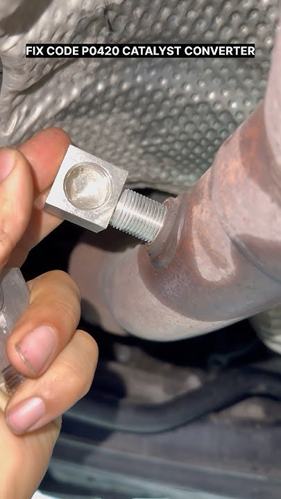 How To Bypass Catalytic Converter Fix Code P0420 #p0420 #shortvideo - YouTube