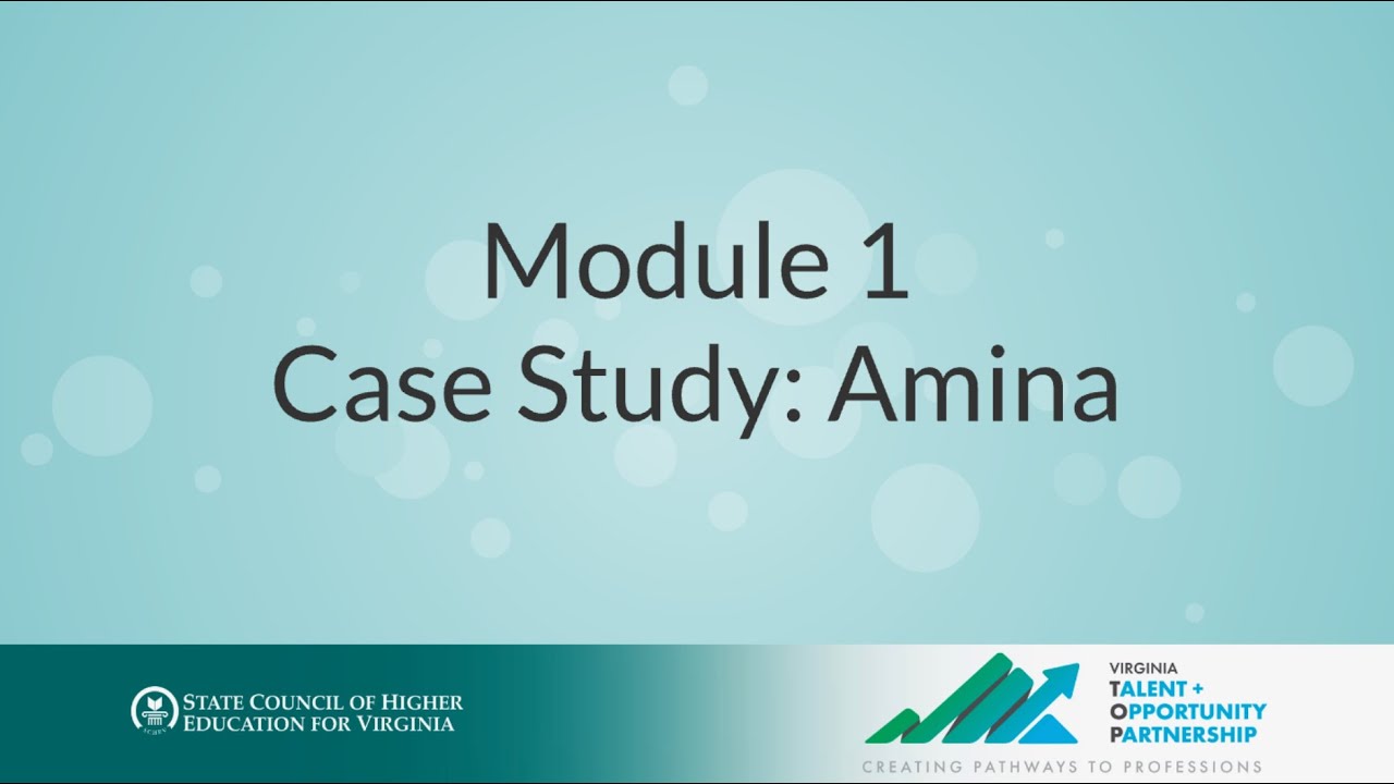Module 1 Case Study: Amina - YouTube