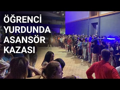 Aydın'da öğrenci yurdunda asansör kazası | NTV