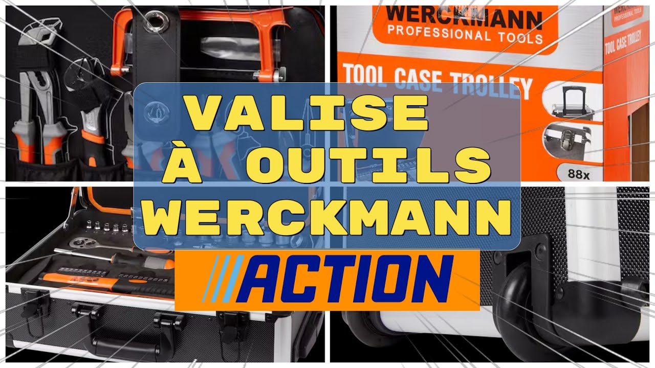 Boîte à 88 Outils Werckmann en Promo chez Action - YouTube