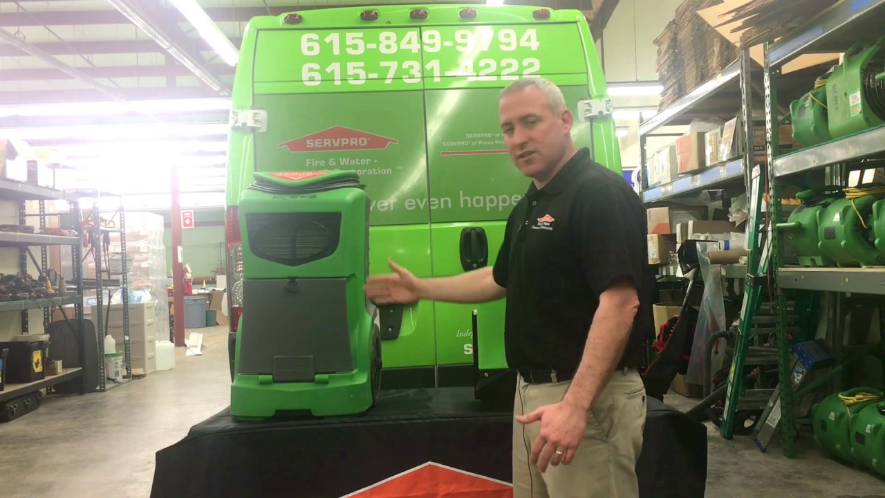 Common Equipment Used at SERVPRO of Rutherford County - YouTube