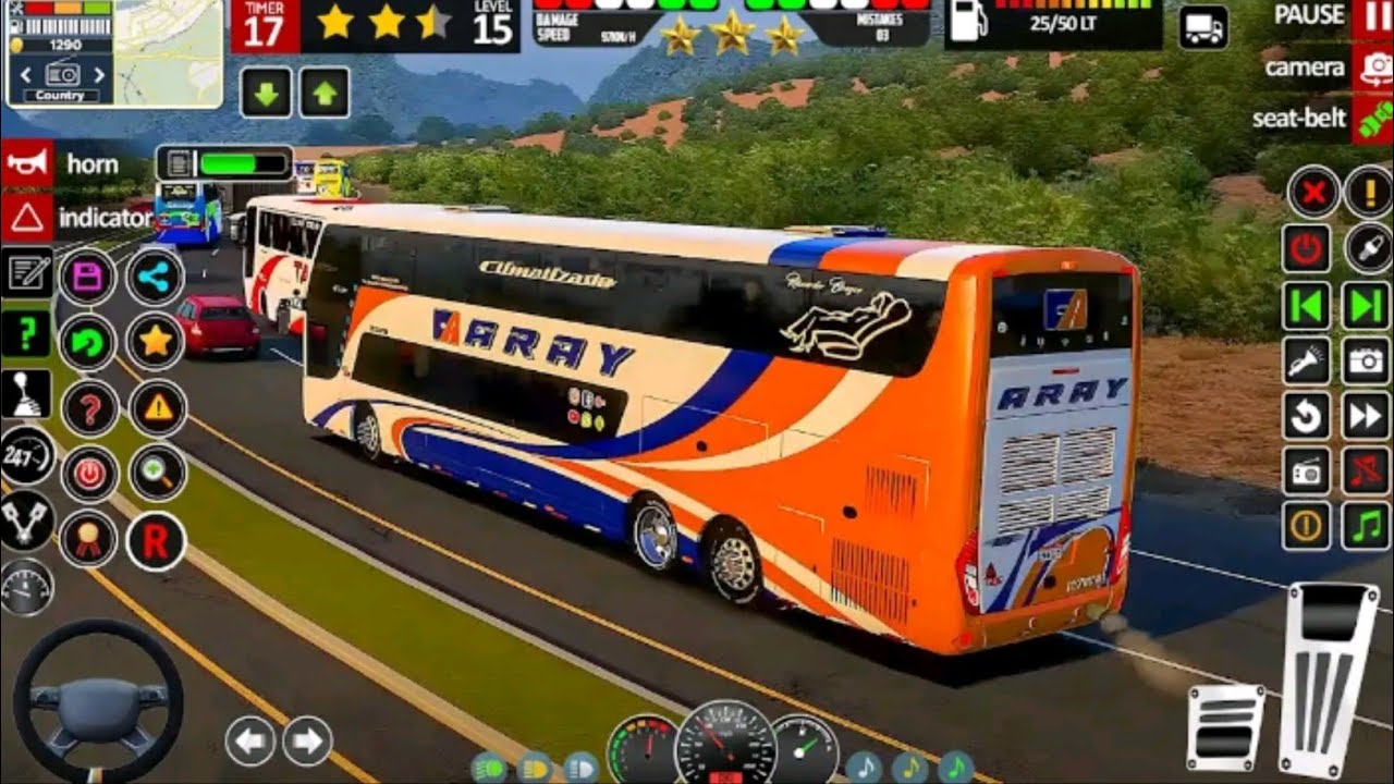 3D Off-Road Bus Simulator Android Gameplay,* - YouTube