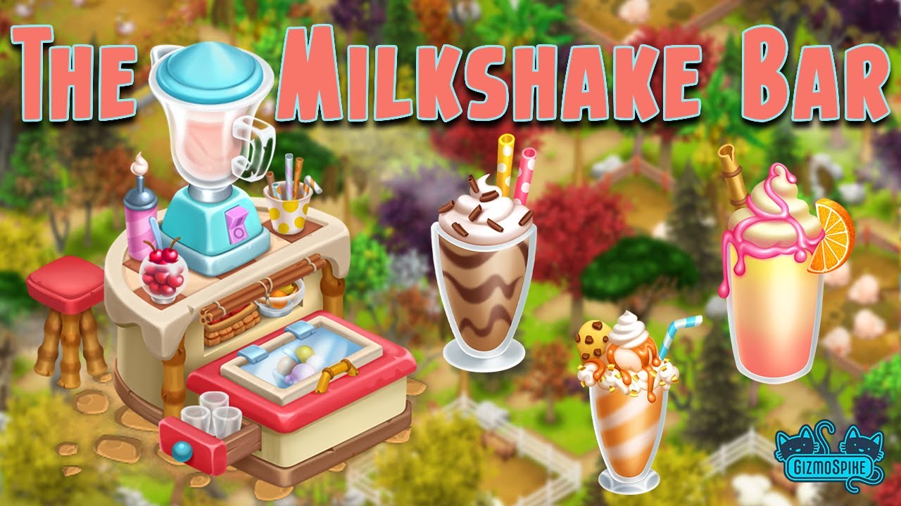 Hay Day Update!! The Milkshake Bar!! - YouTube